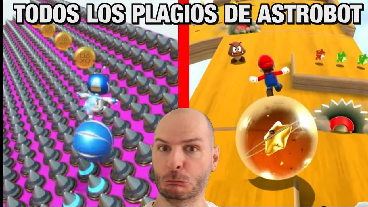 TODOS LOS PLAGIOS DE ASTROBOT A MARIO | El "GOTY" Es Un Plagio De ...