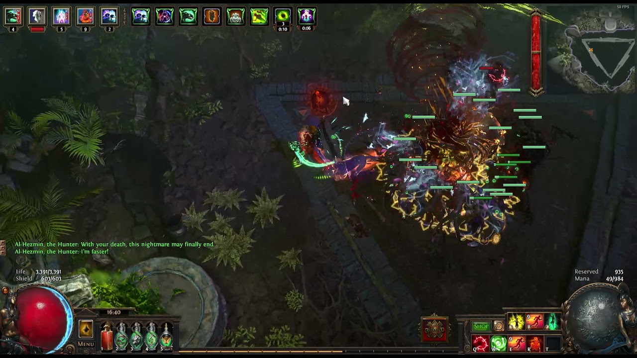 (POE 3.16) Demon Harpy+Carrion golem vs Al-Hezmin A8 - YouTube