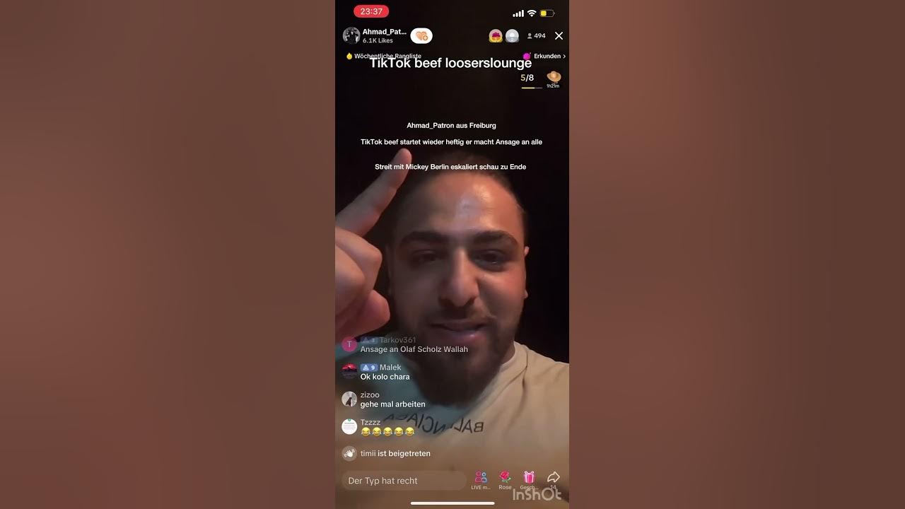 Ahmad_Patron aus Freiburg Ansage an alle Mickey Berlin rasiert ihn . Arafat , Ertunc - YouTube
