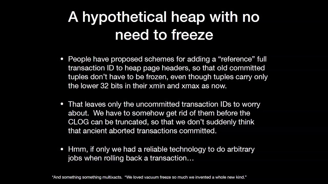 Transactions in PostgreSQL and other animals - Thomas Munro - YouTube