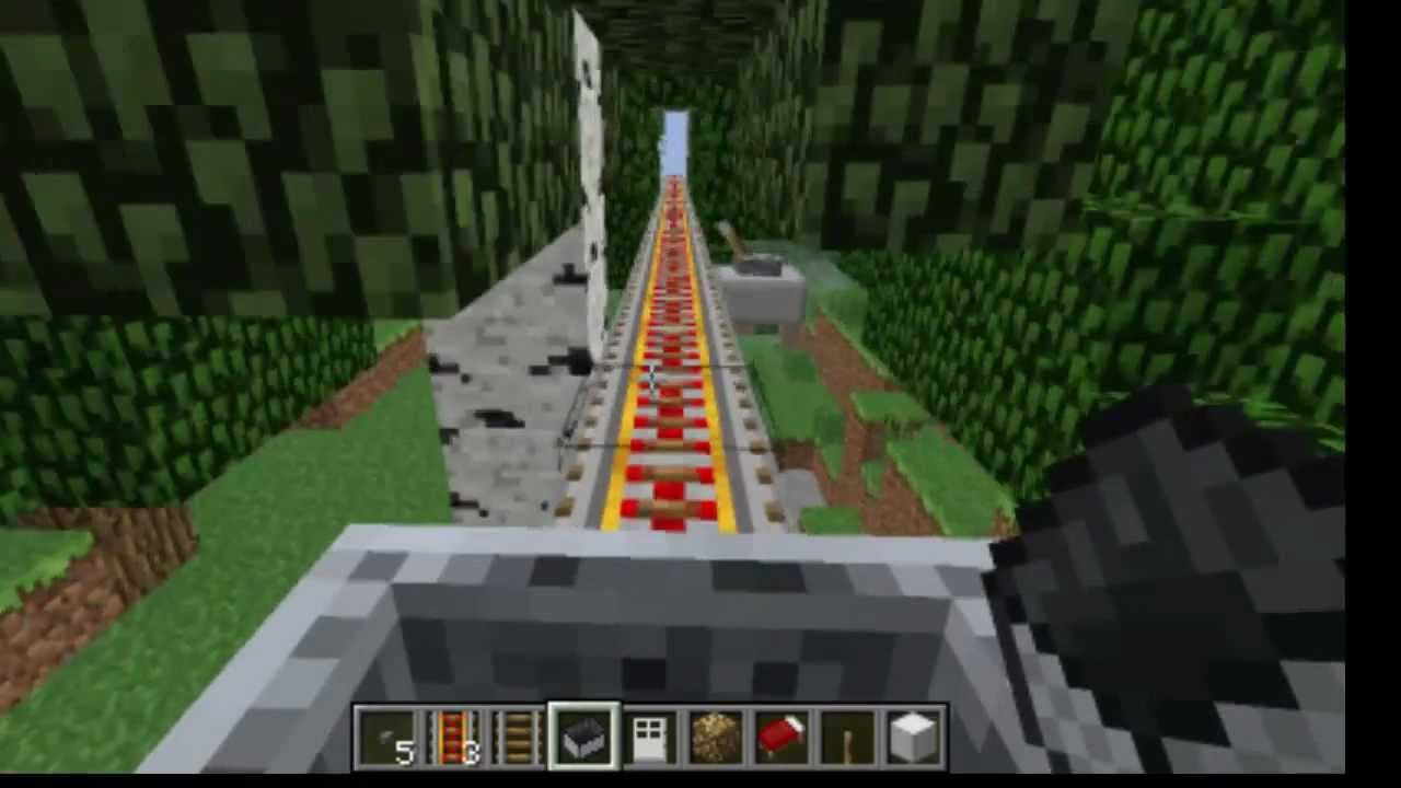 Sistema de vagonetas Minecraft - YouTube