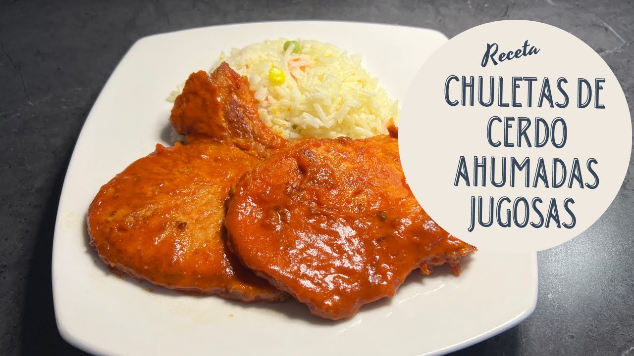 Chuletas de cerdo Ahumadas en salsa muy jugosas #porkrecipe - YouTube