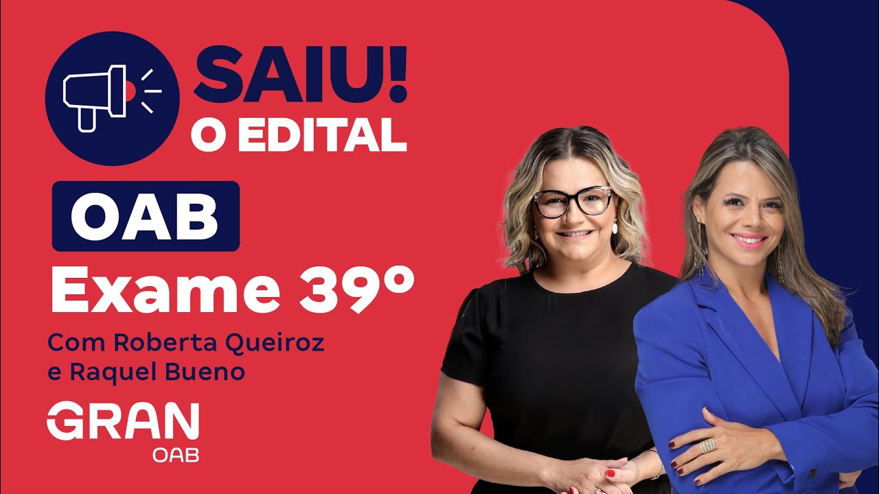 39º Exame OAB - Análise do Edital - YouTube