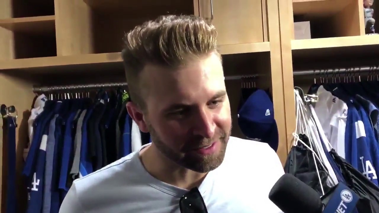 Brian Dozier Postgame Interview | Brian Dozier 1st Home Run as a Dodger ...