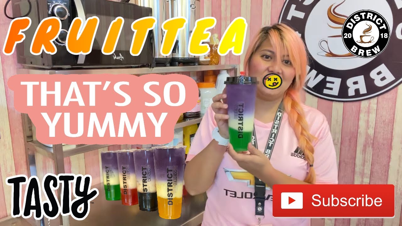 How to Make a Three Tone Fruiteas for Beginners by Using Faunus Syrup ...