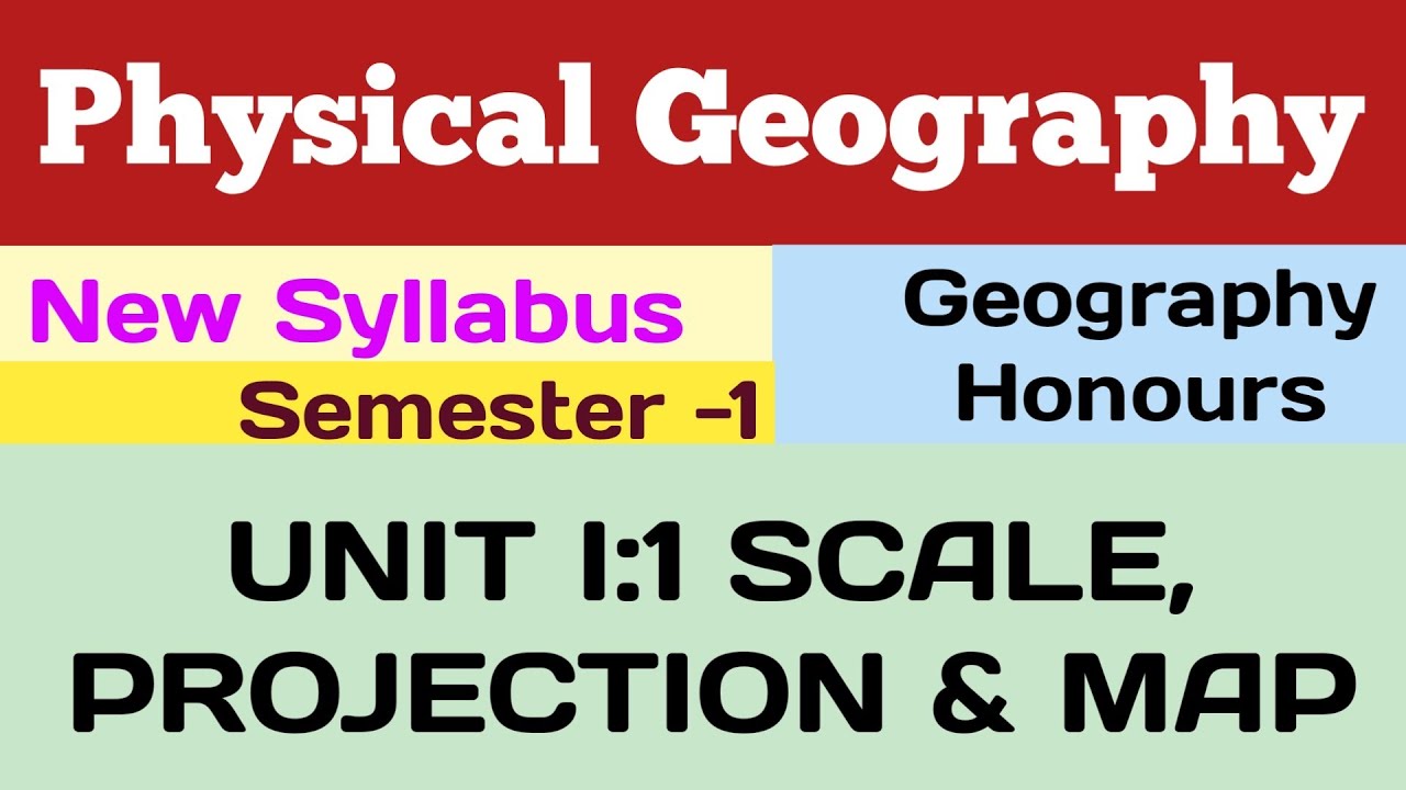 Concept & Application Of Scale & Projection & Map Component# ...