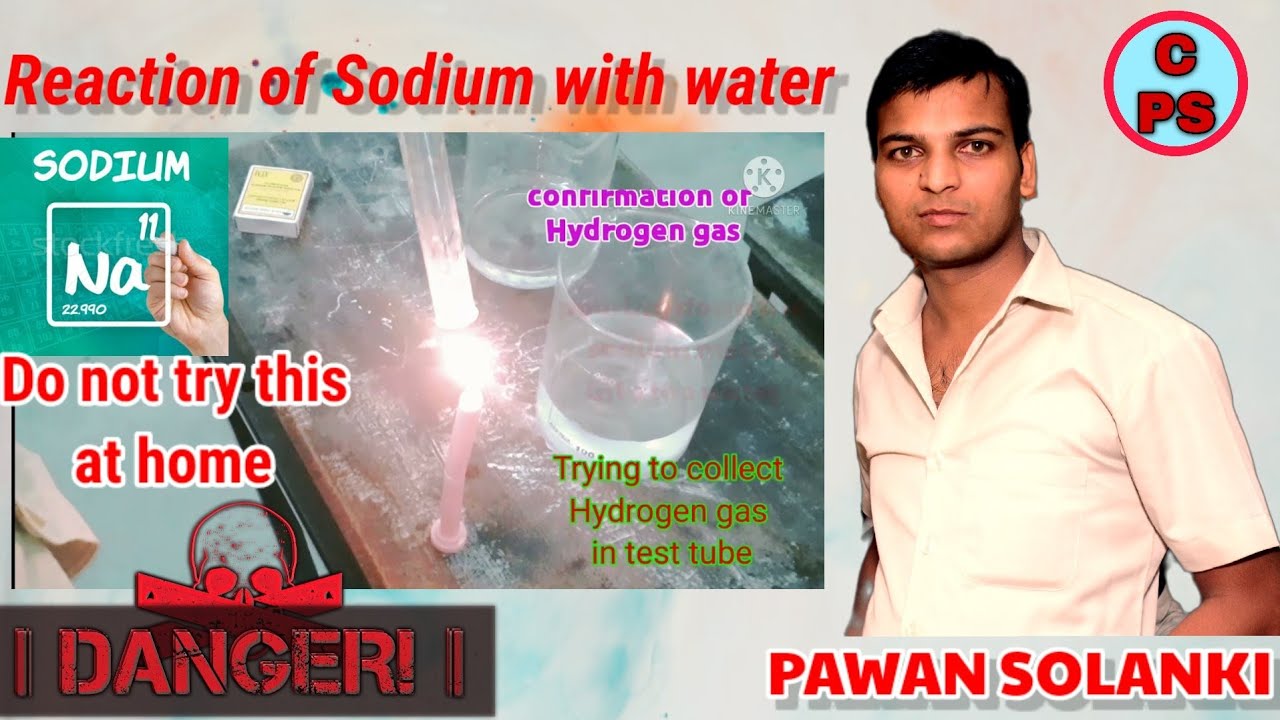 Reaction of soft sodium metal with water l chemical reaction & its ...