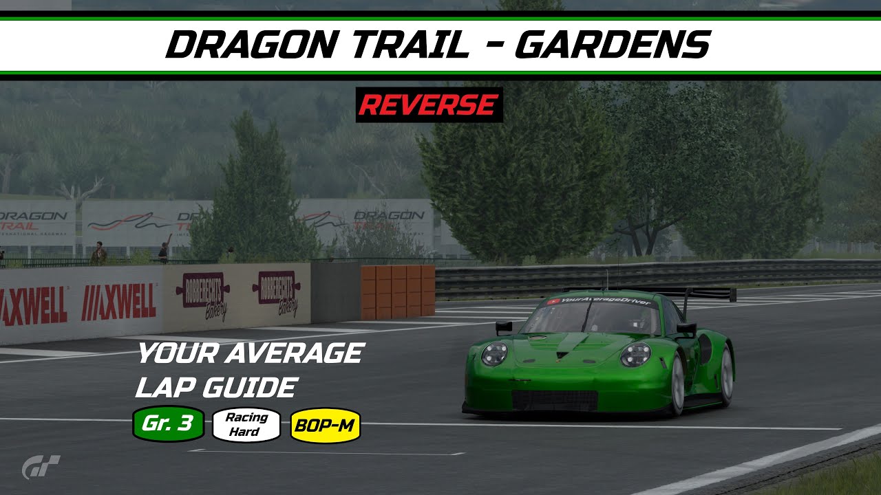 GT7 - Dragon Trail Gardens (Reverse) Lap Guide Gr3 - YouTube
