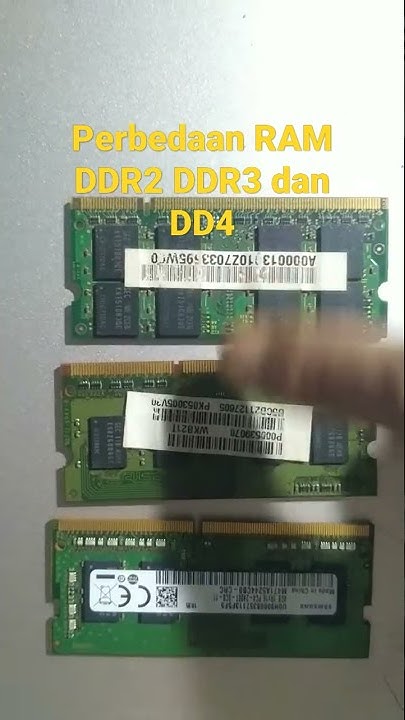 Perbedaan RAM Laptop DDR2 DDR3 dan DDR4 #tutoriallaptopcomputer #shorts ...