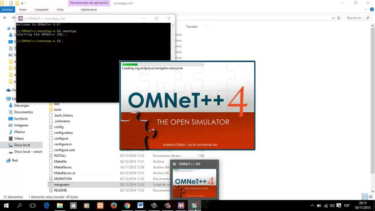 video tutorial instalación y herramientas basicas OMNeT ++ - YouTube