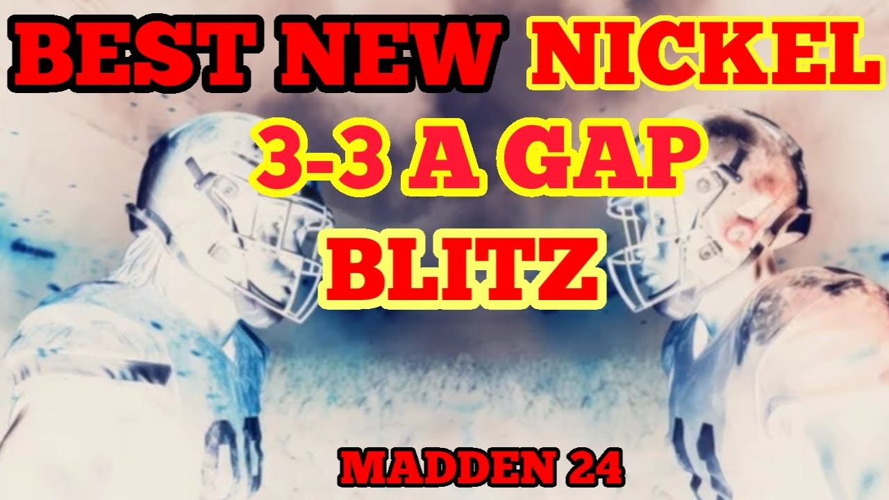 NEW NICKEL 3-3 A GAP BLITZ IN MADDEN 24. BEST DEFENSE! NEW DEFENSE TO ...