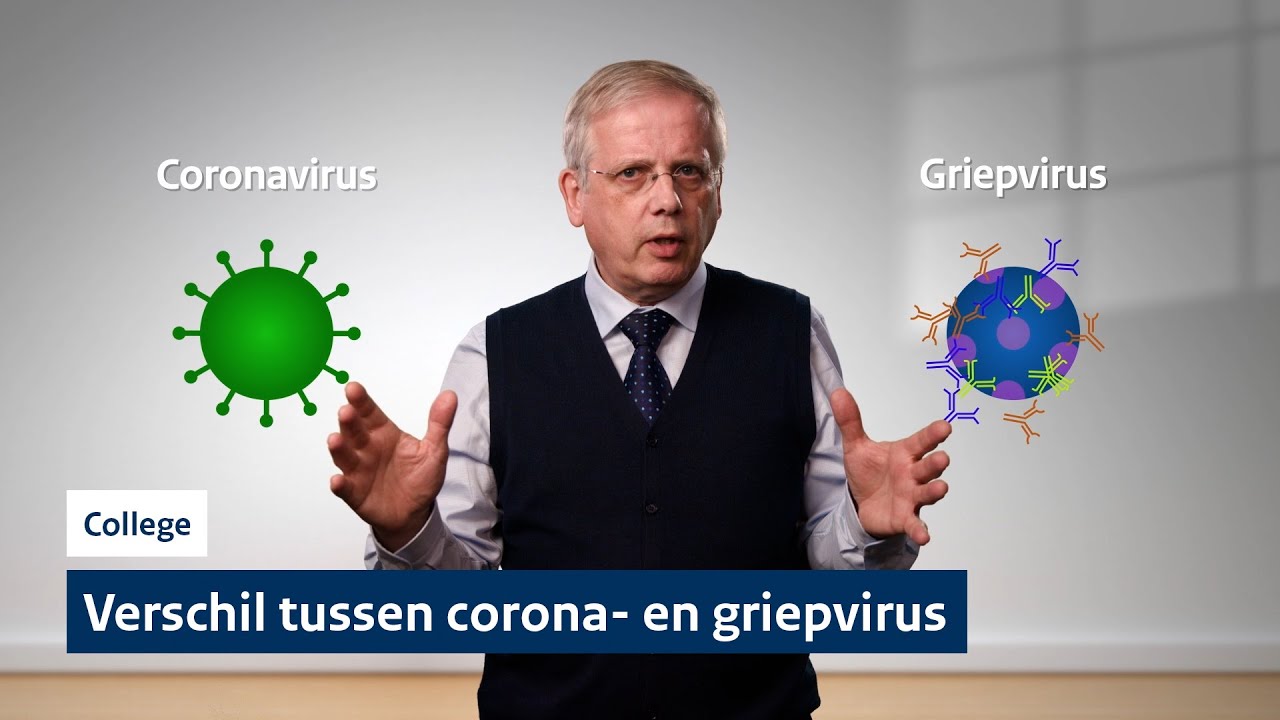 Wat is het verschil tussen het corona- en griepvirus? | College #7 met ...