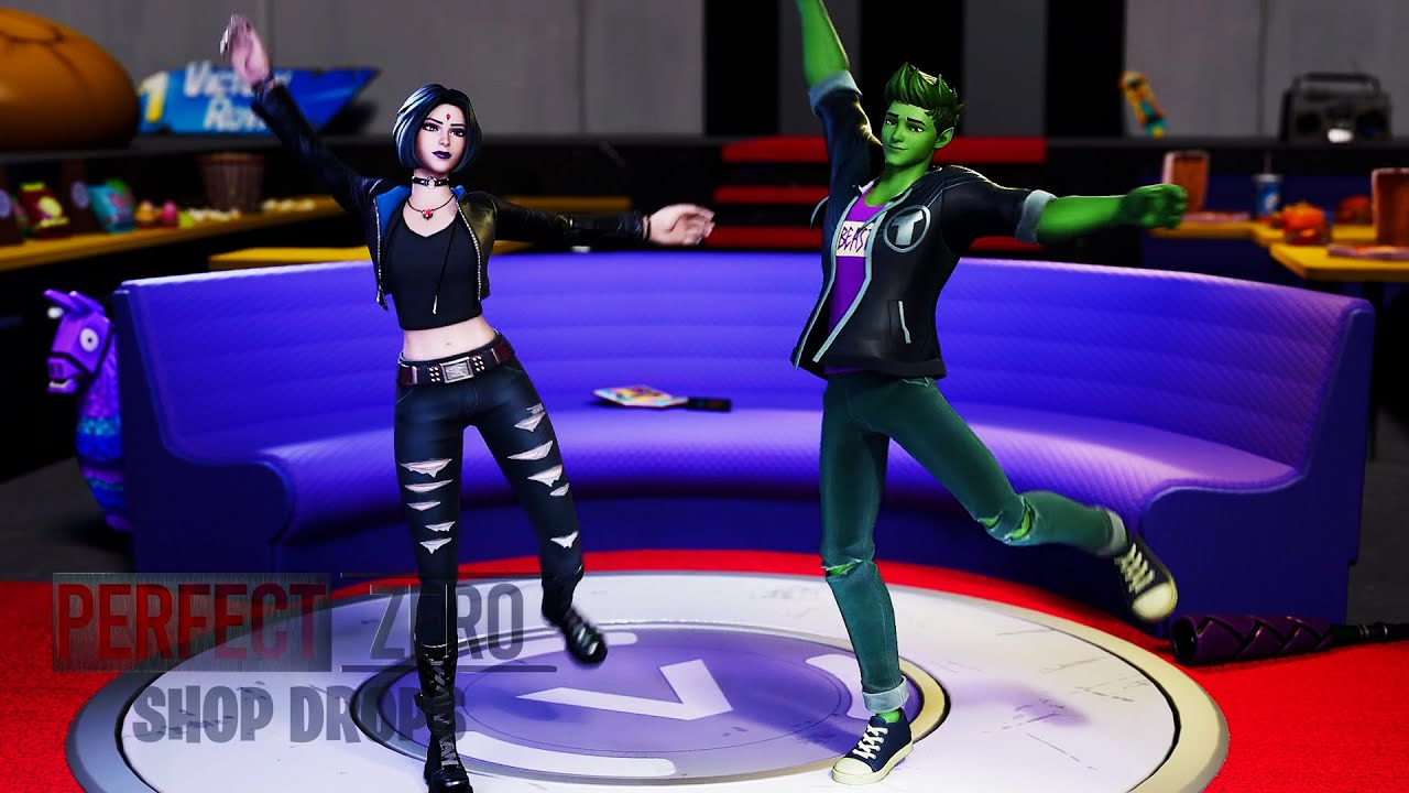 Fortnite Ayo and Teo Emote / Ft. Raven Beast Boy Demi / Item Shop ...
