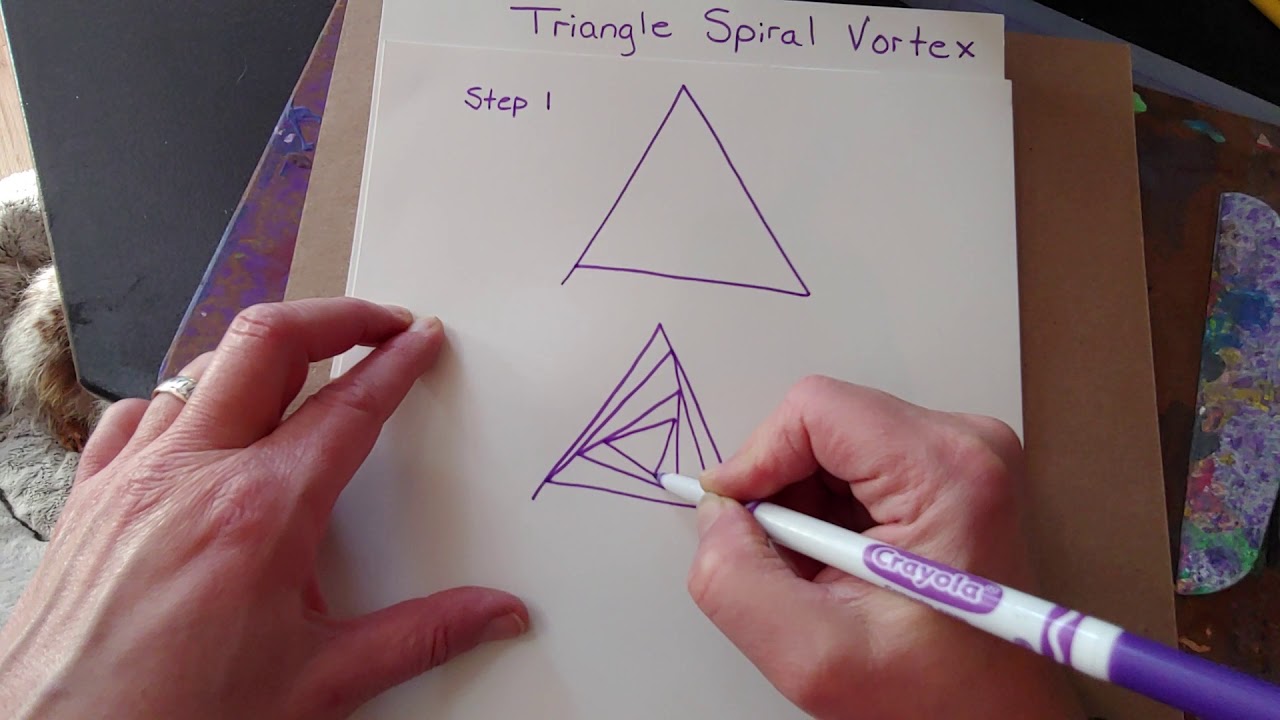 Triangle Vortex easy steps - YouTube