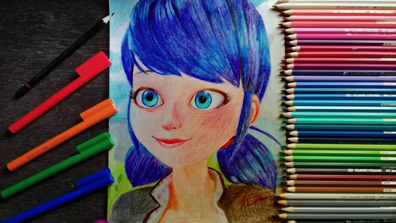 Drawing Miraculous: Marinette [#miraculous #miraculousladybug #ladybug ...