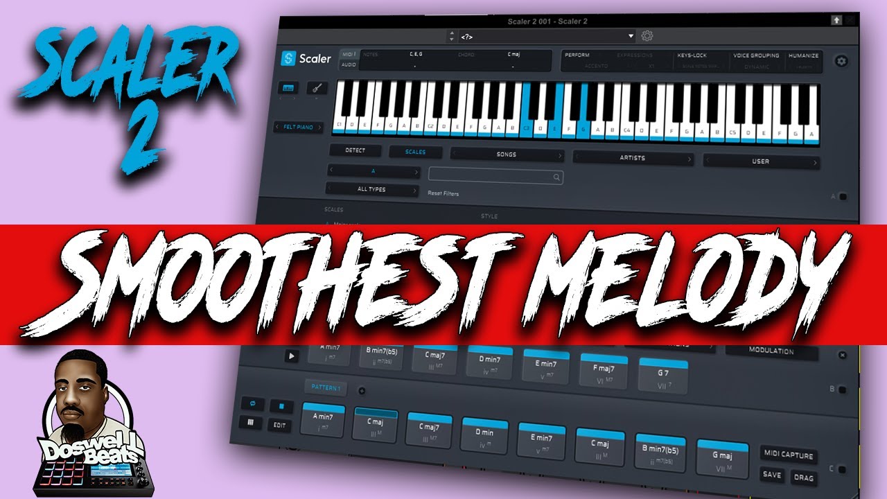 How to use scaler 2 to make the smoothest melody - YouTube