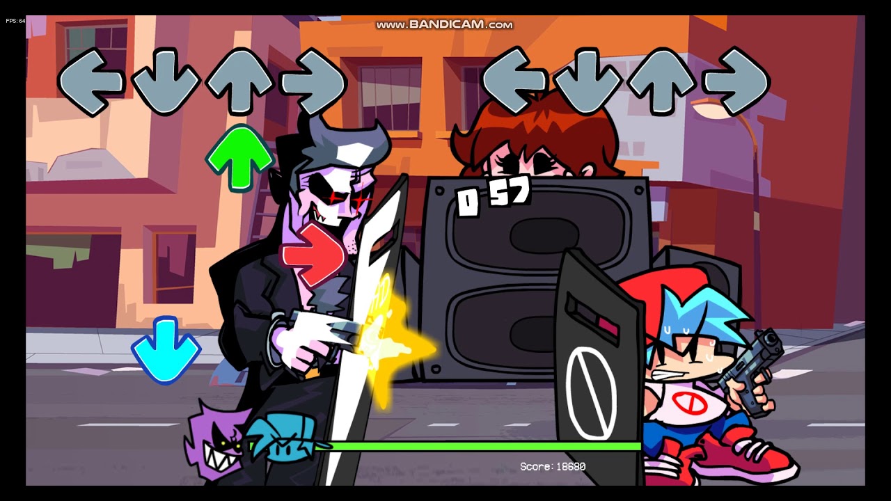 Friday Night Funkin' but there's a gun fight - YouTube