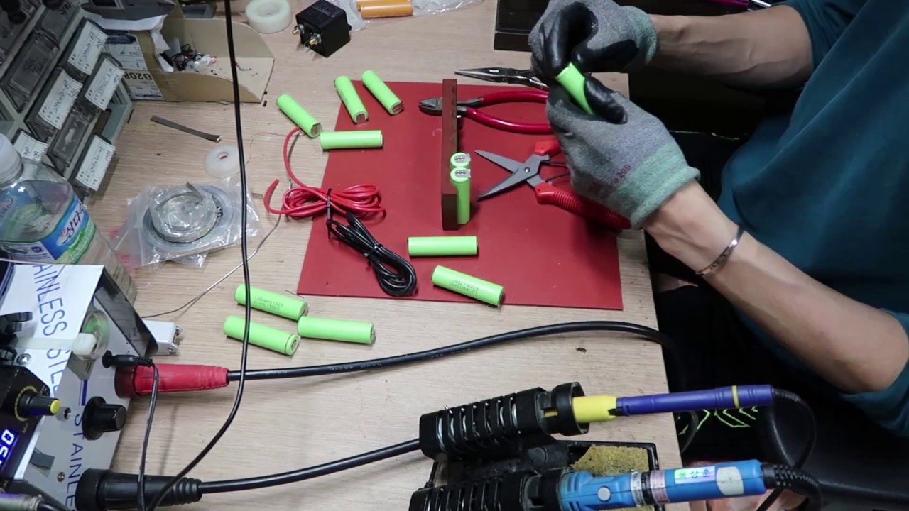 [DIY] How to make EVs Startup supporter(Boost battery) 전기자동차 보조 배터리 방전 ...