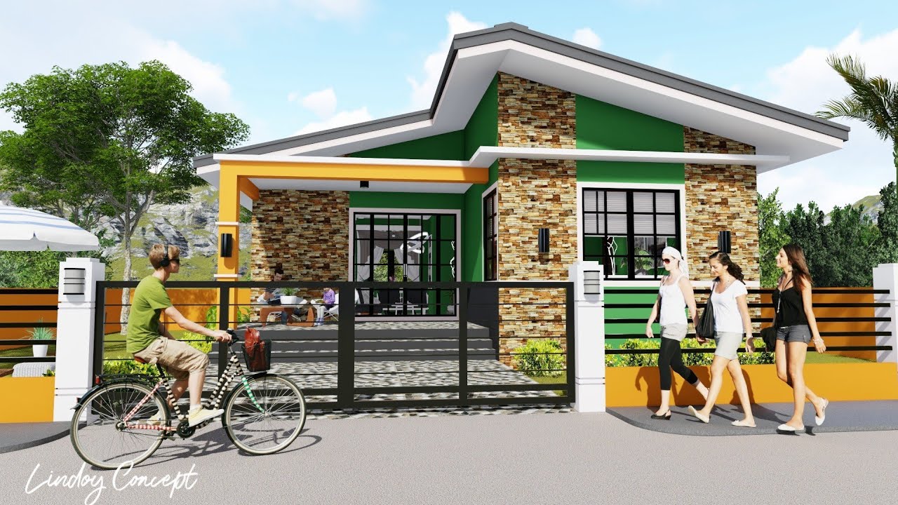 Simple House Design Idea | 95 SQM | 3 BEDROOM | 2 T&B - YouTube