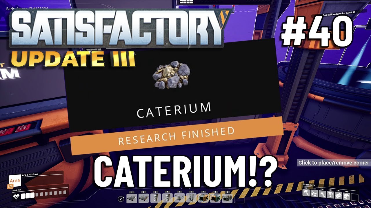 CATERIUM!? | Satisfactory (Update 3) | Let's Play Ep 40 - YouTube