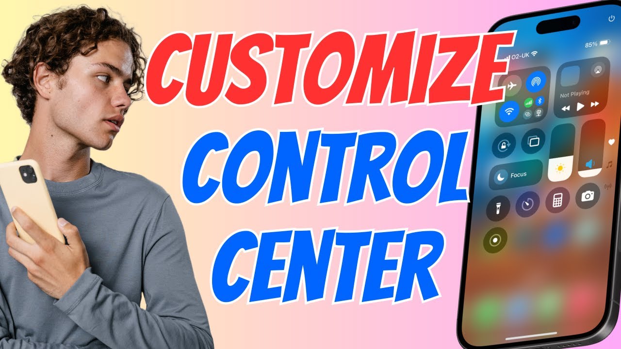 🤯 Customize iOS 18 Control Center - Add Wi-Fi, Bluetooth, AirDrop ...