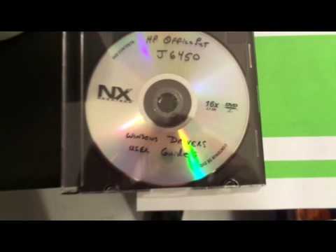 HP Officejet J6450 - YouTube