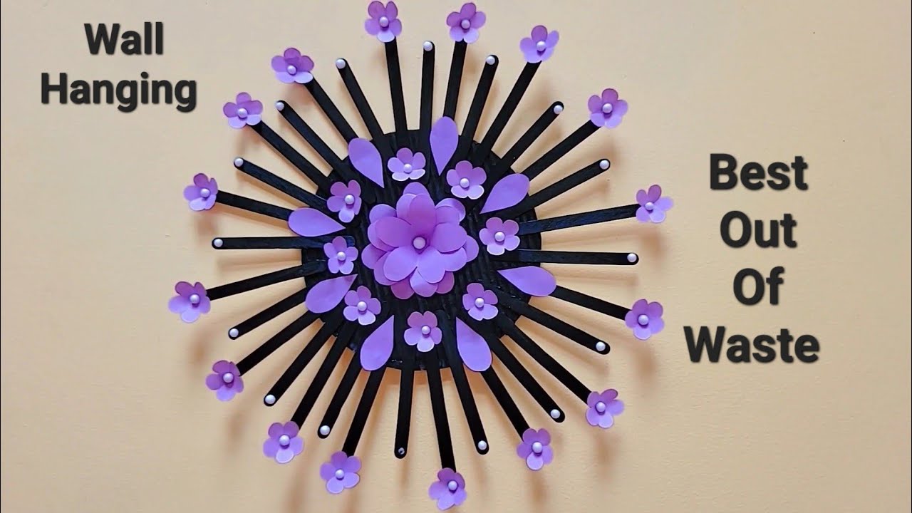 DIY | Best out of Waste | Ice-cream Sticks Craft | Paper Craft Using ...