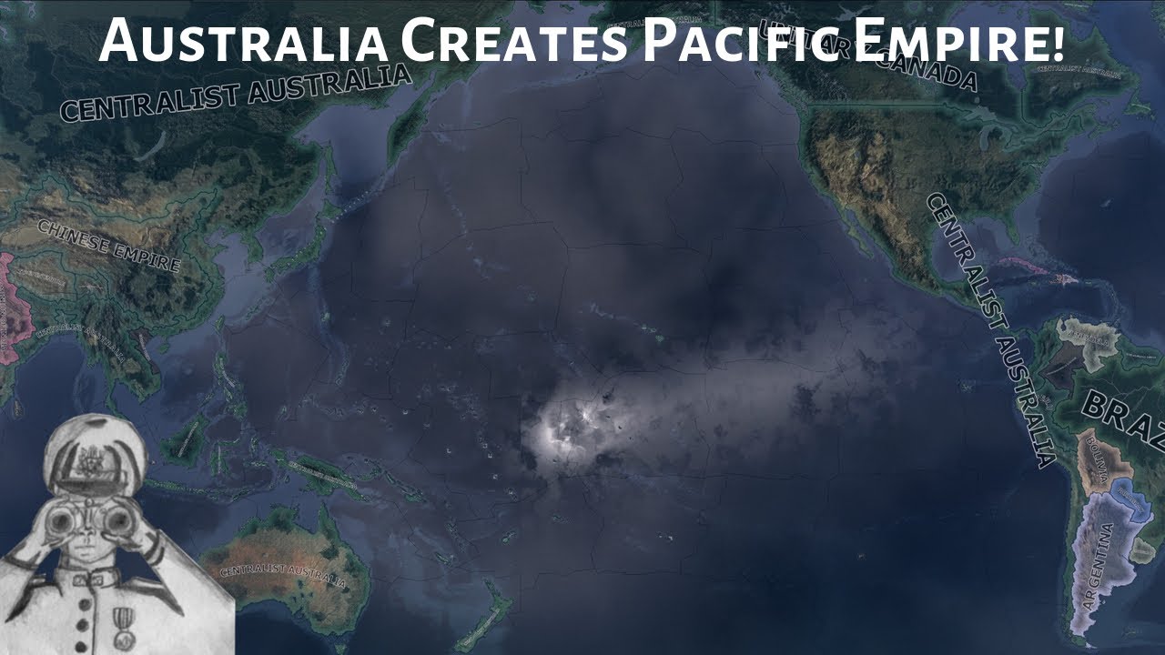 Australia Forms Pacific Empire! (Hoi4, Timelapse/Speedrun) - YouTube