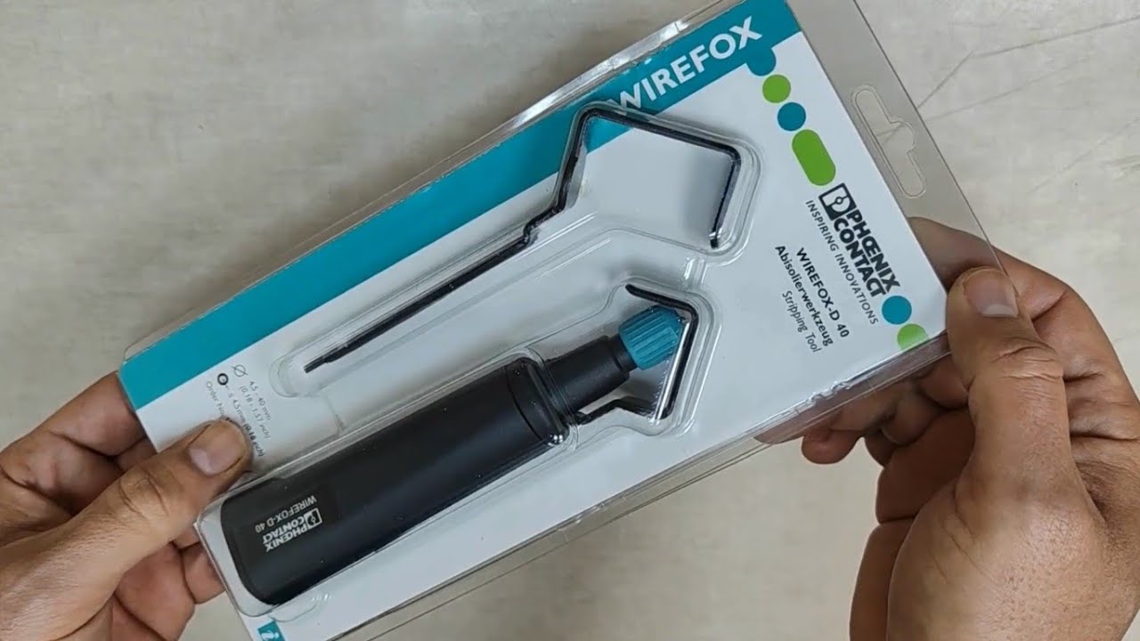 Narzędzie do zdejmowania izolacji WIREFOX D40⚡ - YouTube