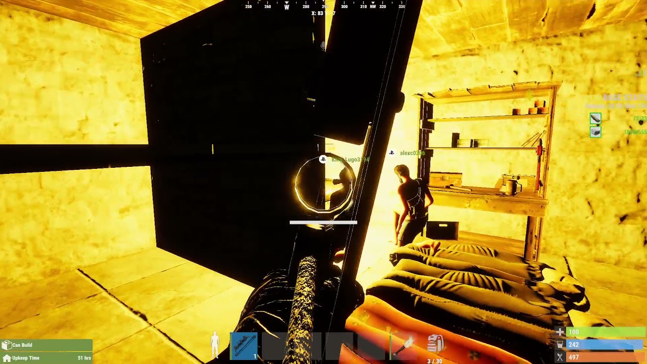 Aim assist in console rust? - YouTube