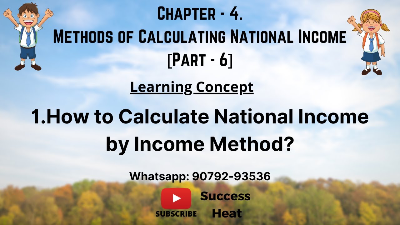 #23 | How to Calculate National by Income Method ? [Part - 6] | Class ...