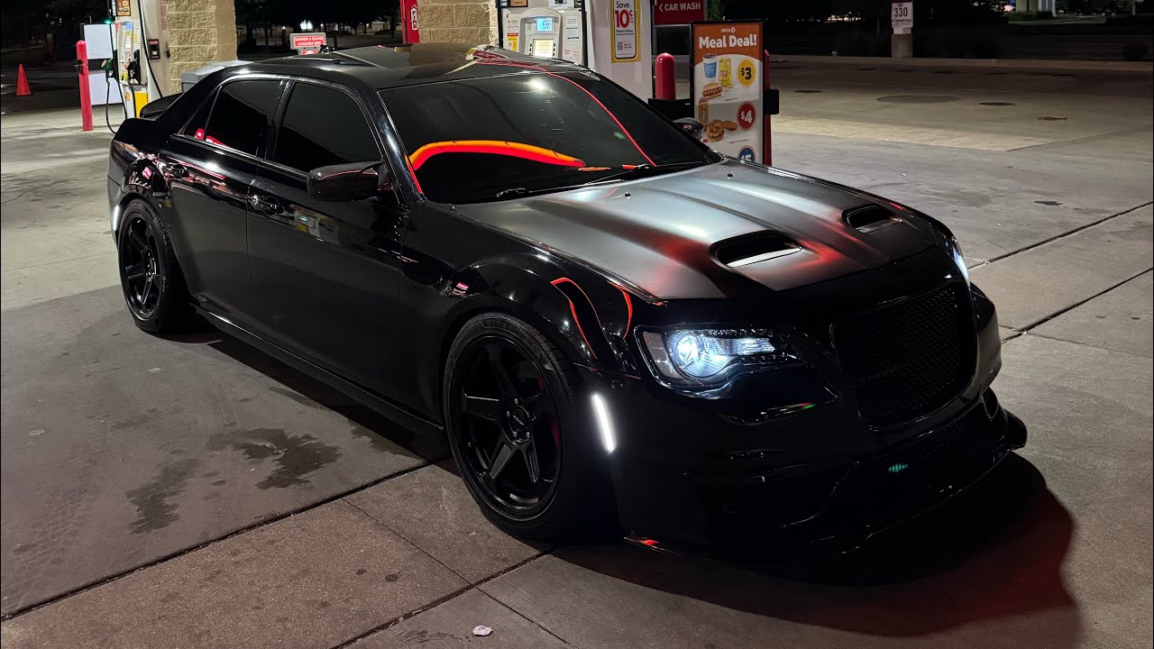 I PUT A REDEYE HELLCAT HOOD ON MY CHRYSLER 300 !!! - YouTube