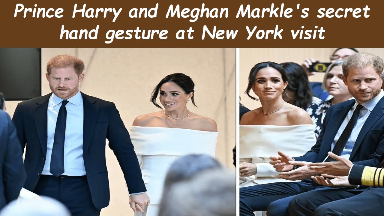 Prince Harry and Meghan Markle's secret hand gesture at New York visit ...