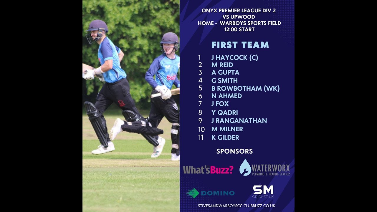 St Ives & Warboys CC vs Upwood CCC - YouTube