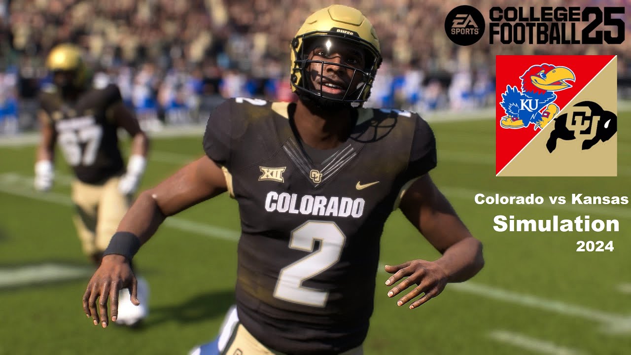 College Football 25 Colorado Buffaloes vs Kansas Jayhawks 2024 ...