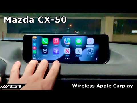 How to use Wireless Apple CarPlay in the 2023 Mazda CX-50!