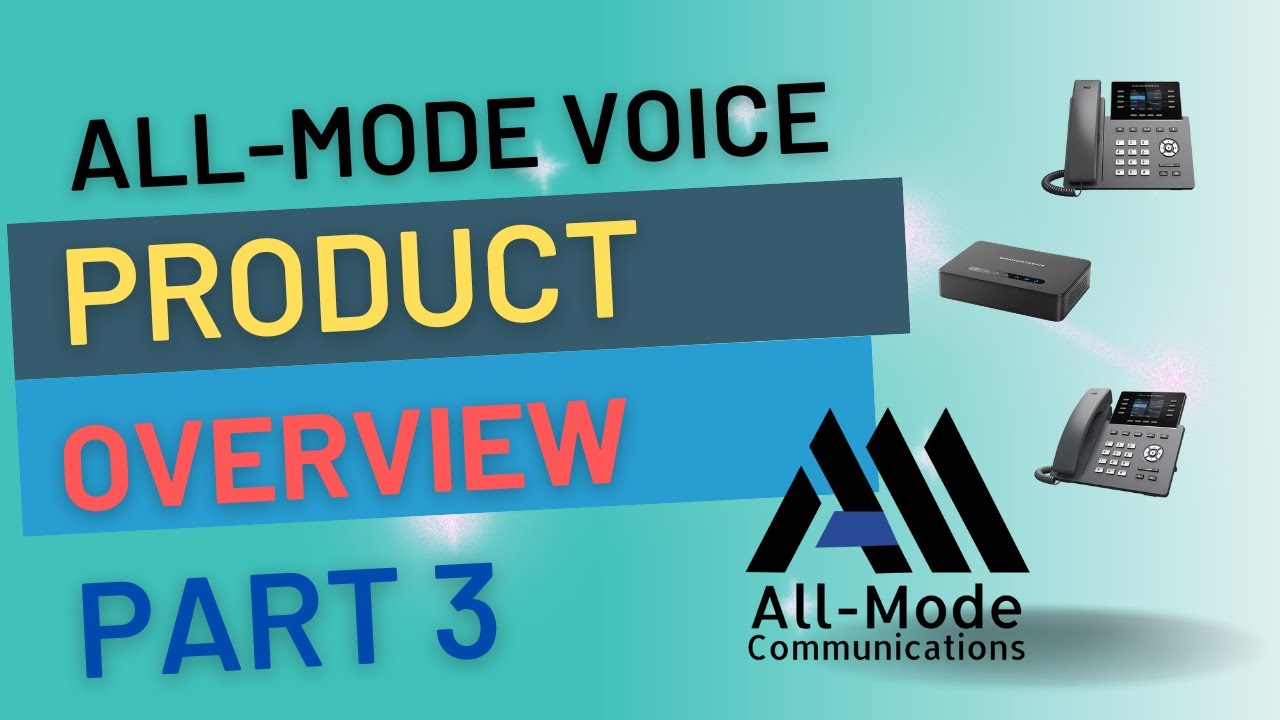All Mode Voice Overview Part 3 - YouTube