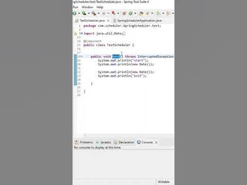 schedule your Springboot App #shorts #java - YouTube