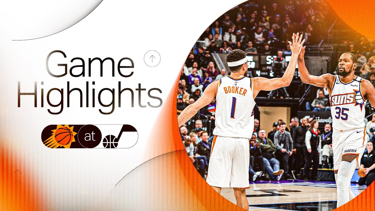 12-13-24 Phoenix Suns Team Highlights: 134-126 win over the Utah Jazz ...