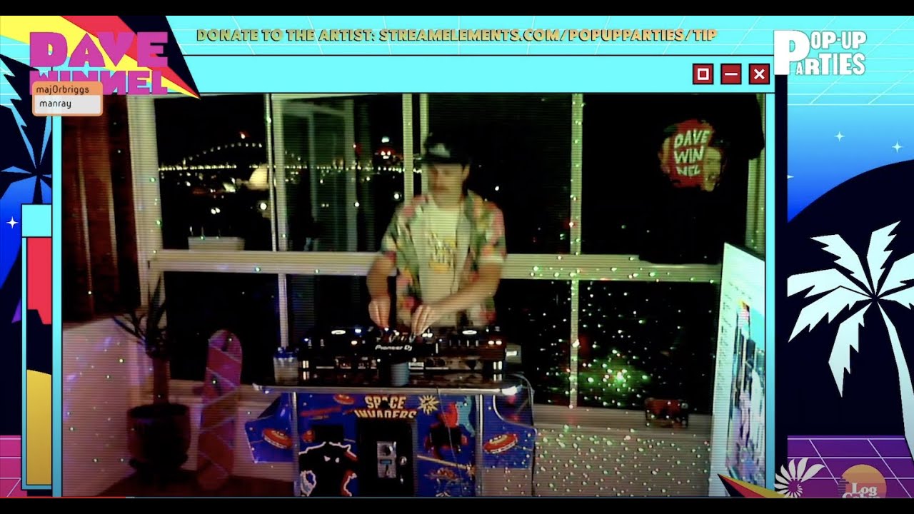 Dave Winnel - Pop Up Parties (Live Stream 8-10-21) - YouTube