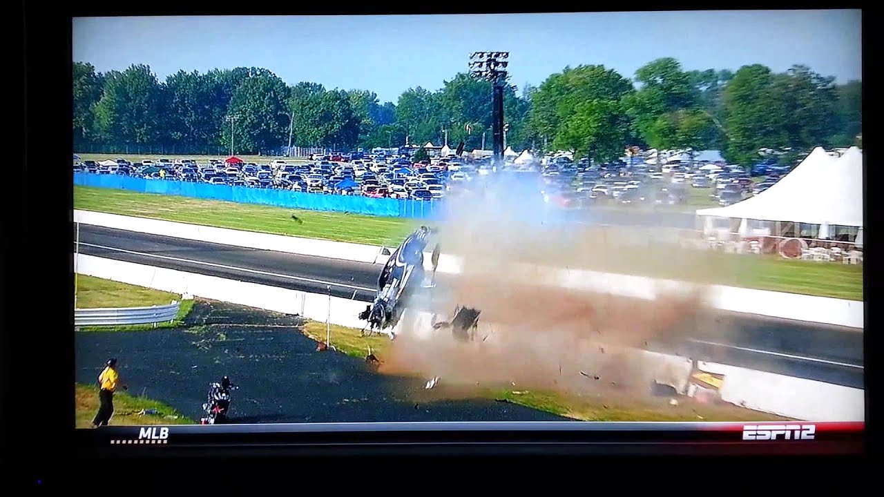 Pro Mod crashes at US Nationals - YouTube