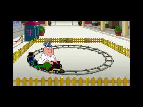 Peter rides a kiddie train (Family Guy) - YouTube