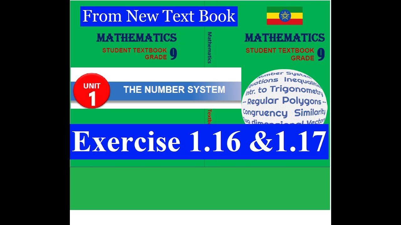 Mathematics Grade 9 Unit 1 Exercise 1.16 & Exercise 1.17(Irrational ...