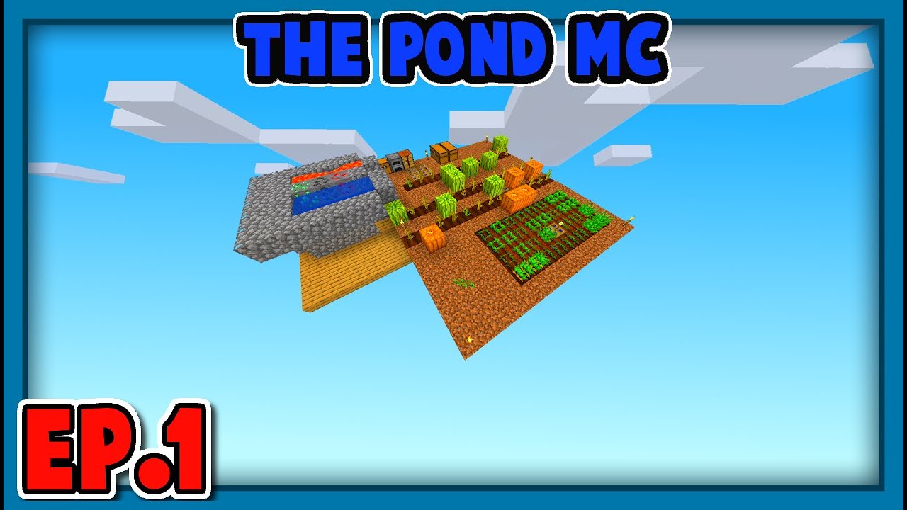 Starting Off Strong In Minecraft | The Pond Mc | Let's Play Ep.1 (Java ...