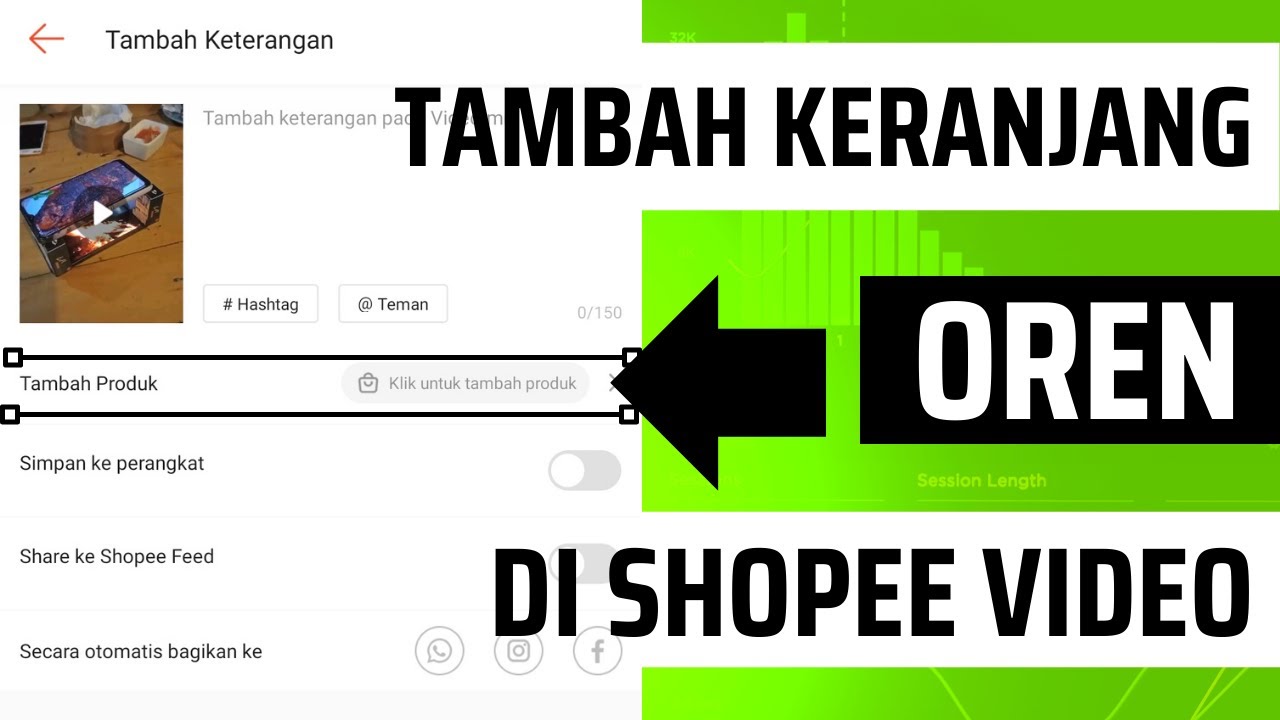 CARA MENAMBAHKAN KERANJANG ORANGE SHOPEE VIDEO | MEMUNCULKANKERANJANG ...