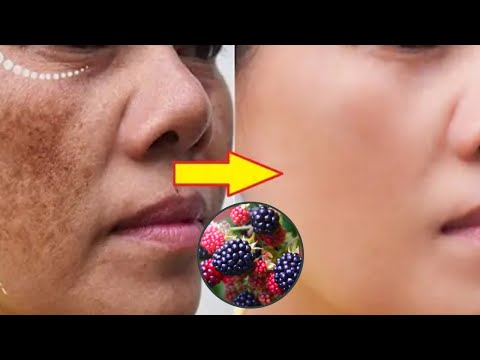 Böğürtlen Mucizesi.! Gece sür sabah cilt lekeleri, cilt kırışıklıkları kaybolsun