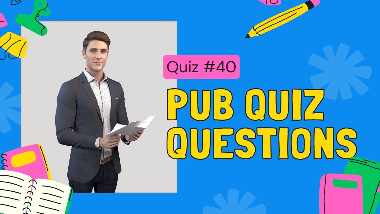 virtual pub quiz | 10 General Knowledge Quiz Questions - YouTube