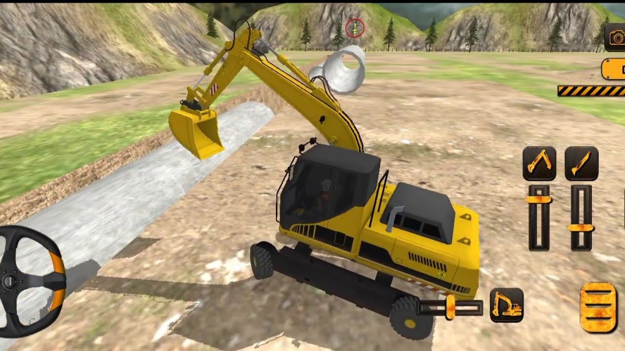 Pipeline Working JCB Machine||Jcb Construction Simulator Game - YouTube