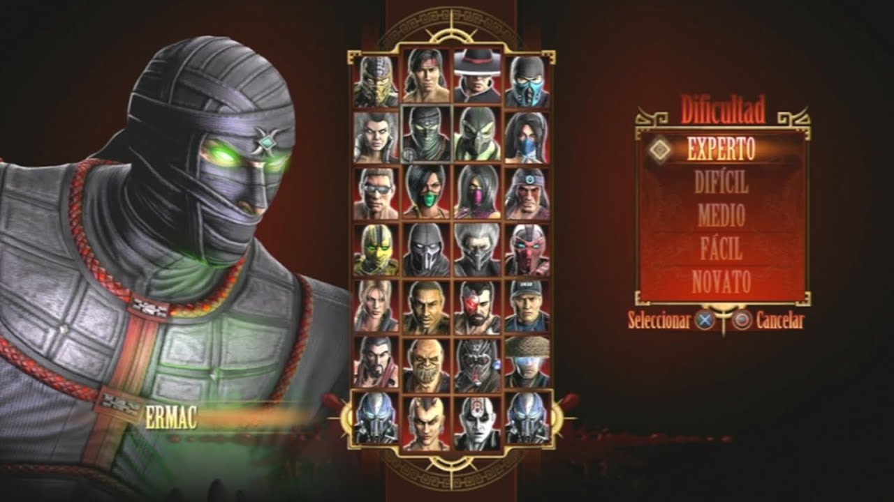 Mortal Kombat 9 Experto Torneo (Ermac) - YouTube
