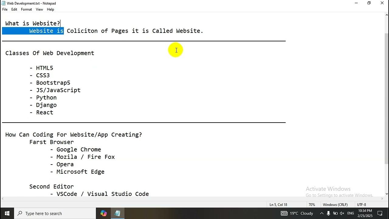 Web Development Class Introduction - YouTube